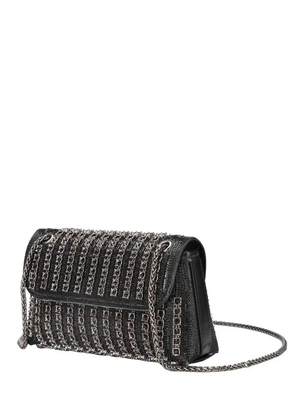 LADY COUTURE Embellished Handbag - Black/gunmetal