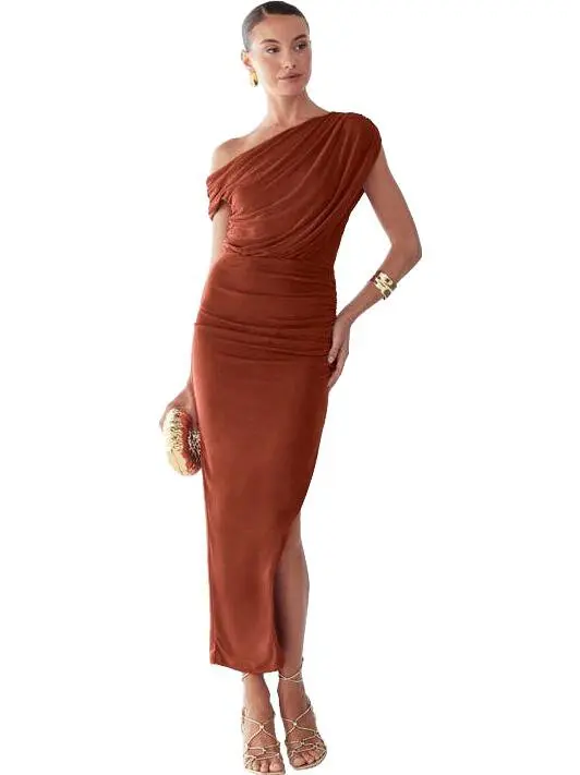 BWLDR Veleda Midi Dress - Spice