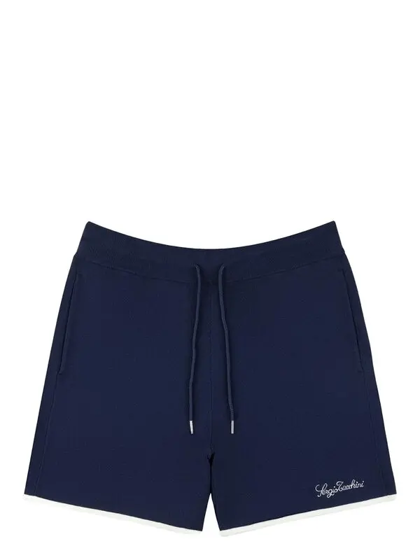 SERGIO TACCHINI Enzo Knit Shorts - Maritime Blue