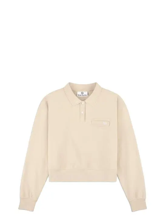 SERGIO TACCHINI Aida Long Sleeve Polo - Fog