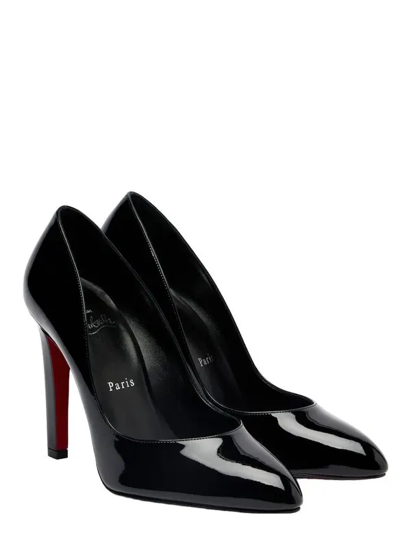 CHRISTIAN LOUBOUTIN Fannylove Patent Leather Pumps - Black