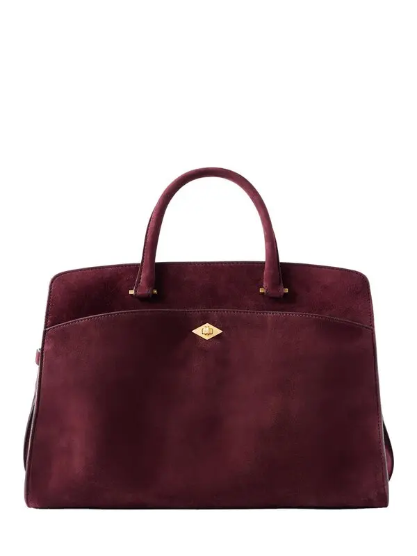 METIER Private Eye Medium Suede Tote - Purple