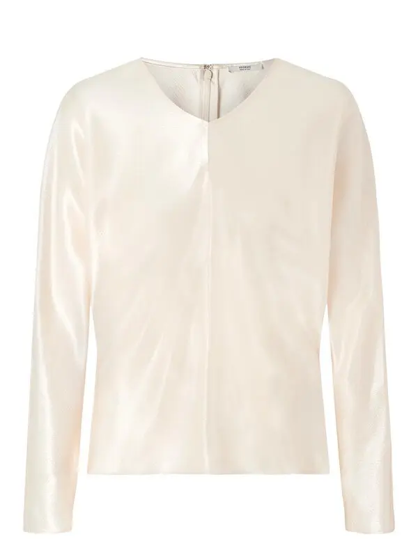 FFORME Gemma Satin Blouse - Cream