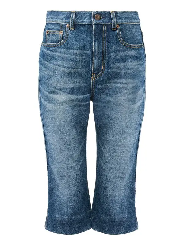 Chloé High-rise Capri Jeans - Faded Indigo