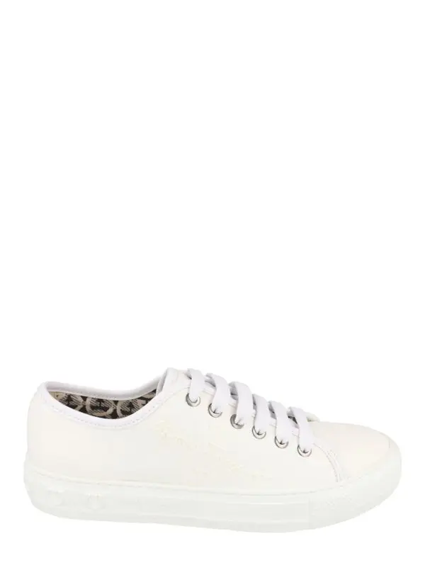 FERRAGAMO Mediterranean Low-top Sneakers - White