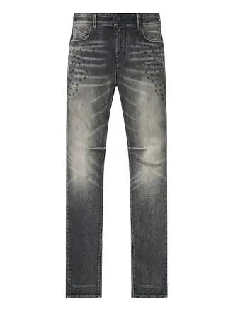 RtA Bryant Skinny Cross Jeans - Ash Storm