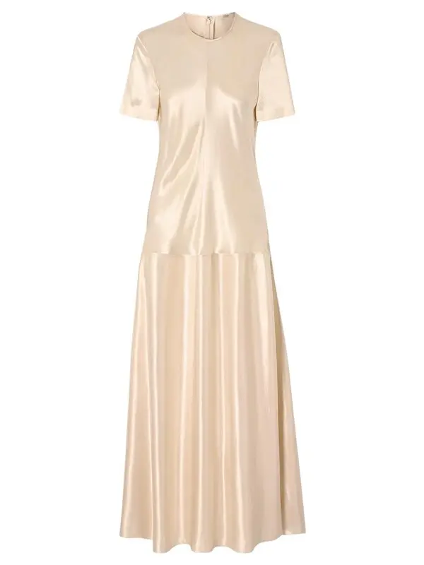 FFORME Clodia Pleated Maxi Dress - Neutrals