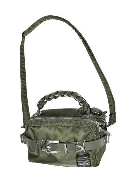 PORTER X Toga Shoulder Hand Bag - Khaki