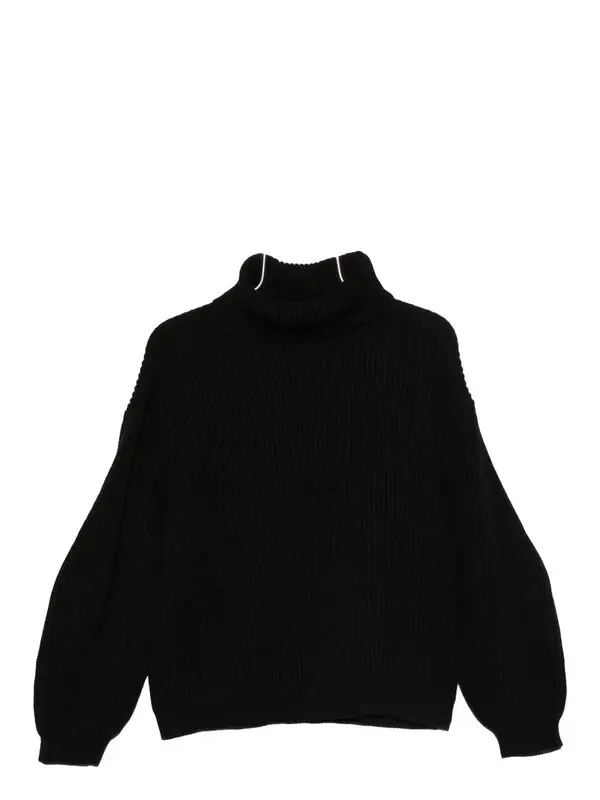 SEMICOUTURE Cashmere Blend Jumper - Black