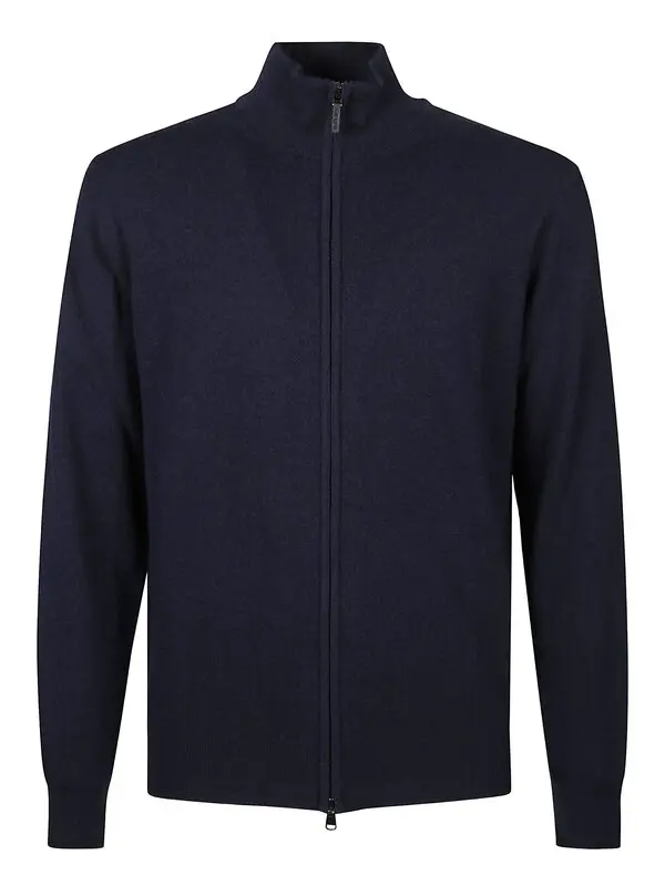 KANGRA Bottoned Cardigan With Pockets - Blue