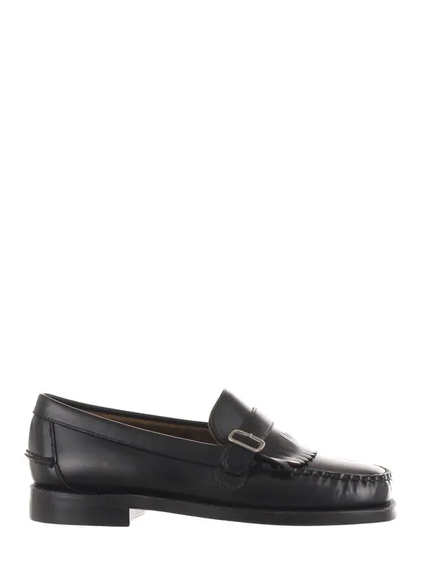 SEBAGO Ales Leather Moccasin - Black