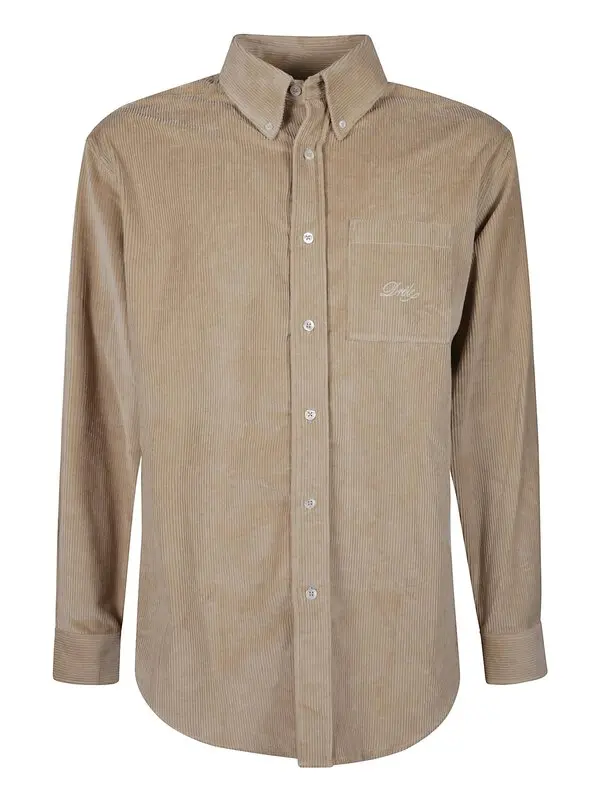 Drole De Monsieur La Chemise Corduroy - Beige