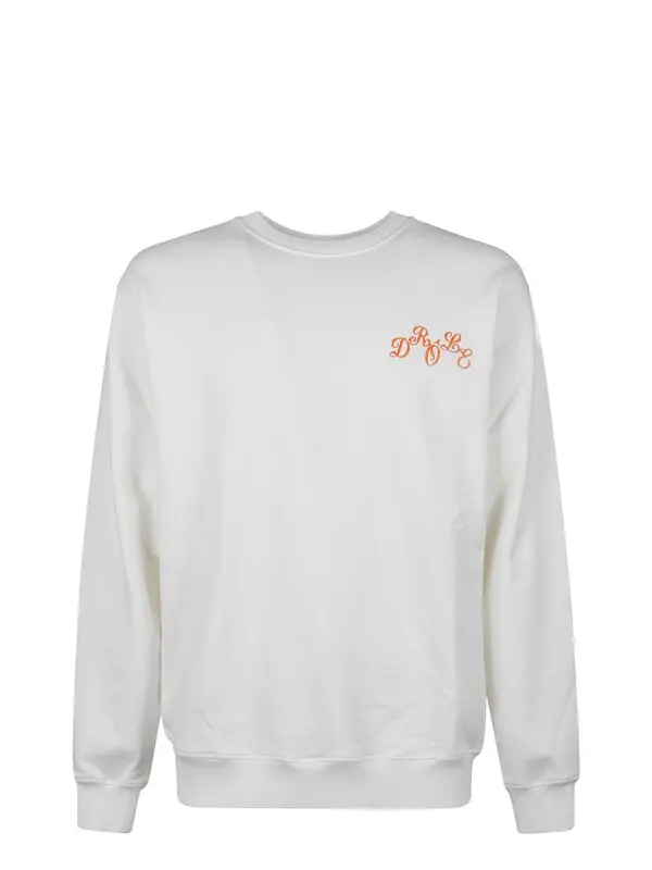 Drole De Monsieur Le Sweatshirt Plateau - White