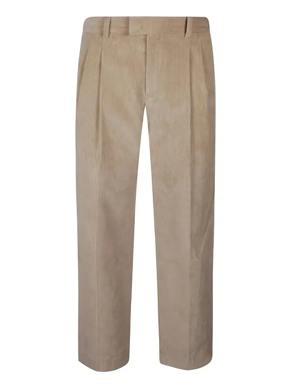 Drole De Monsieur Le Pantalon Golfeur Corduroy - Beige