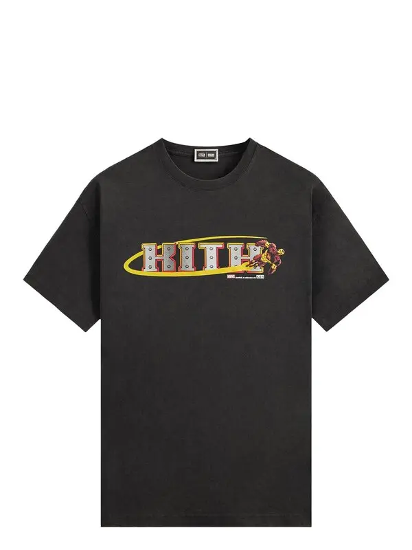 Kith X Marvel Iron Vintage Tee - Black
