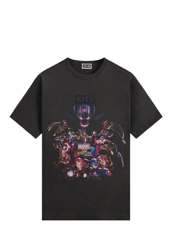 Kith X Marvel Vs. Capcom Infinite Vintage Tee - Black