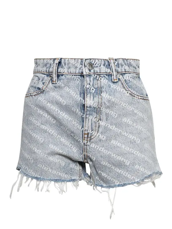 Alexander Wang Bite High Rise Short - Blue