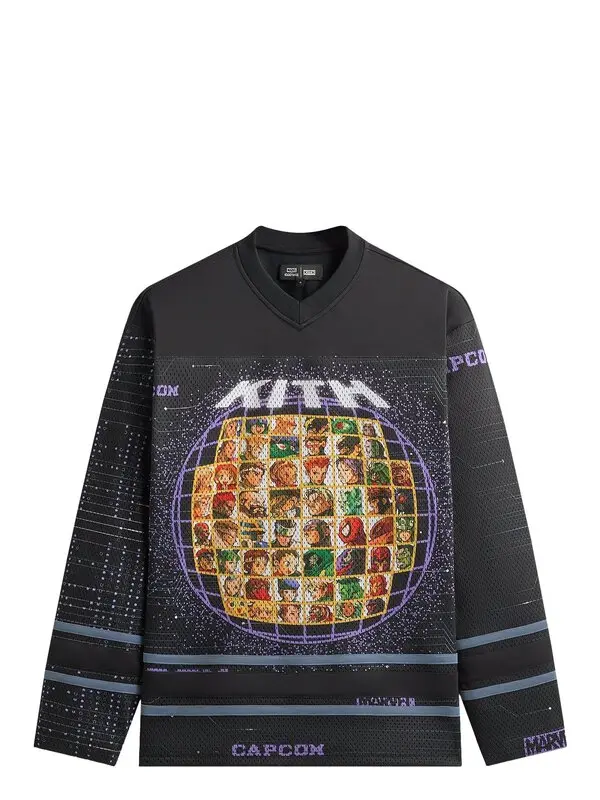 Kith X Marvel Vs. Capcom Character Select Malik Jersey - Black