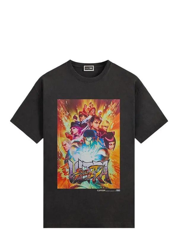 Kith X Capcom Street Fighter Lv Ultra Vintage Tee - Black