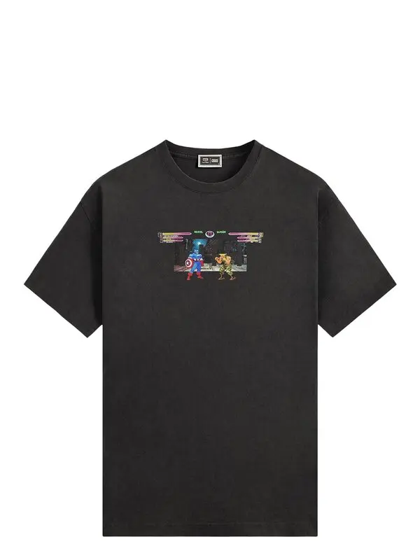 Kith X Marvel Vs. Capcom Industrial Vintage Tee - Black