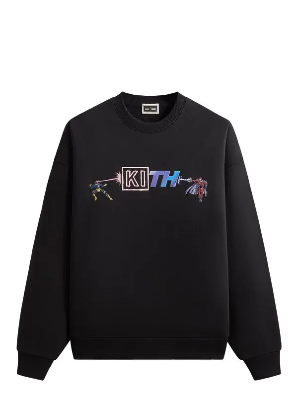 Kith X Marvel Clash Vintage Nelson Crewneck - Black