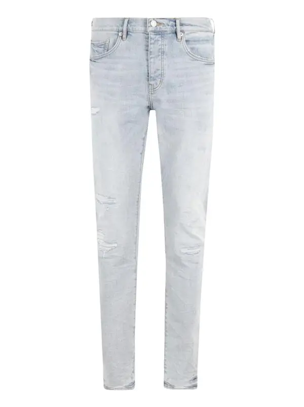 PURPLE BRAND Skinny Kivu Repair Jeans - Blue