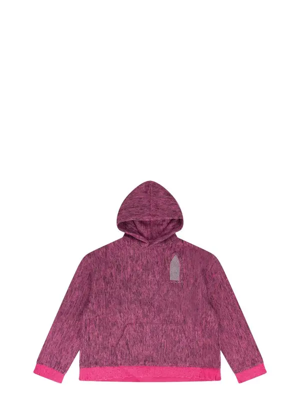 WHO DECIDES WAR BY EV BRAVADO Pyramid Hooded Sweatshirt - Red