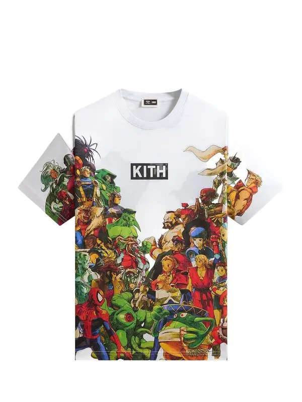 Kith X Marvel Vs. Capcom Printed Tee - White