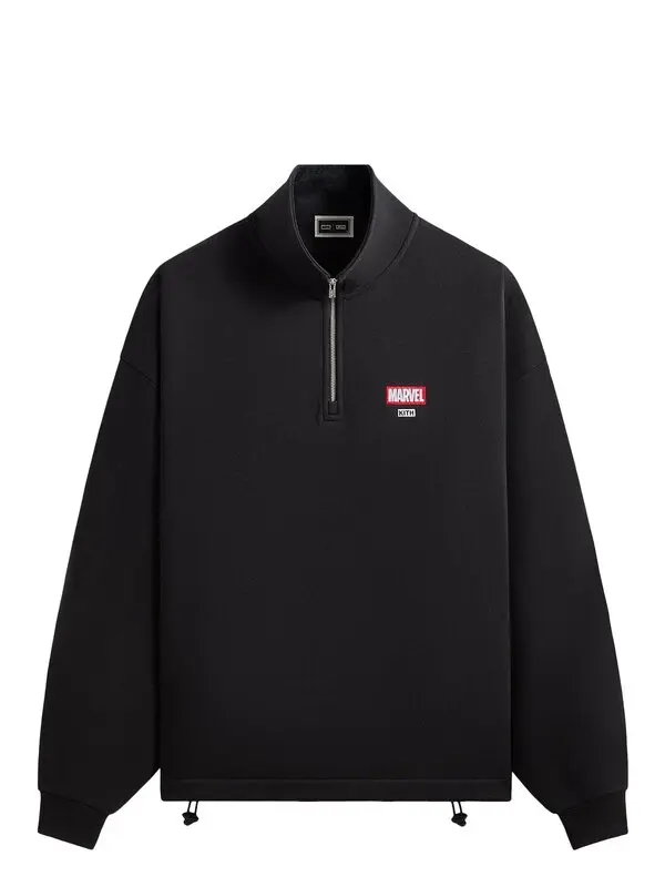 Kith X Marvel Wolverine Nelson Quarter Zip - Black