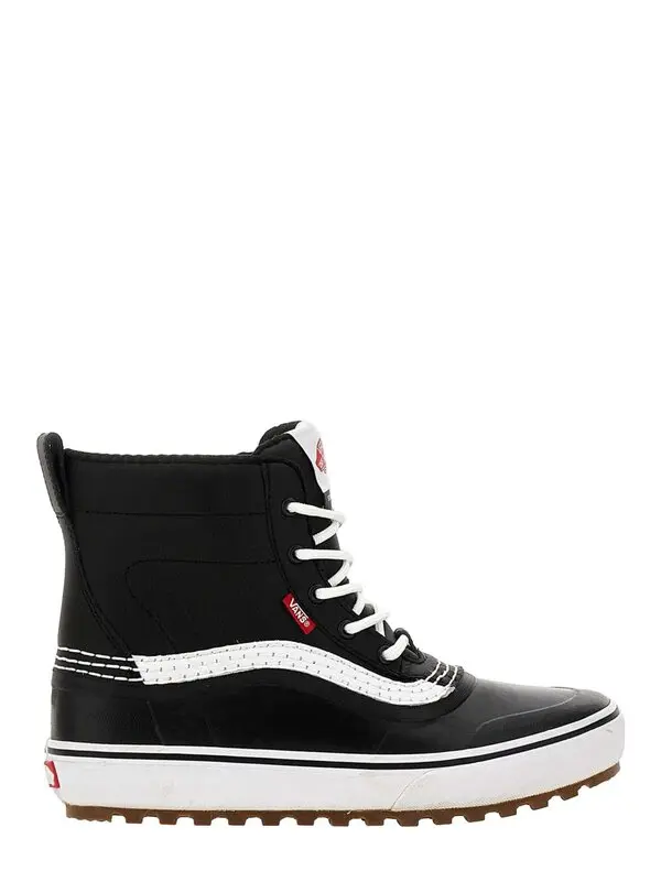 VANS High-top Lace-up Sneakers - Black