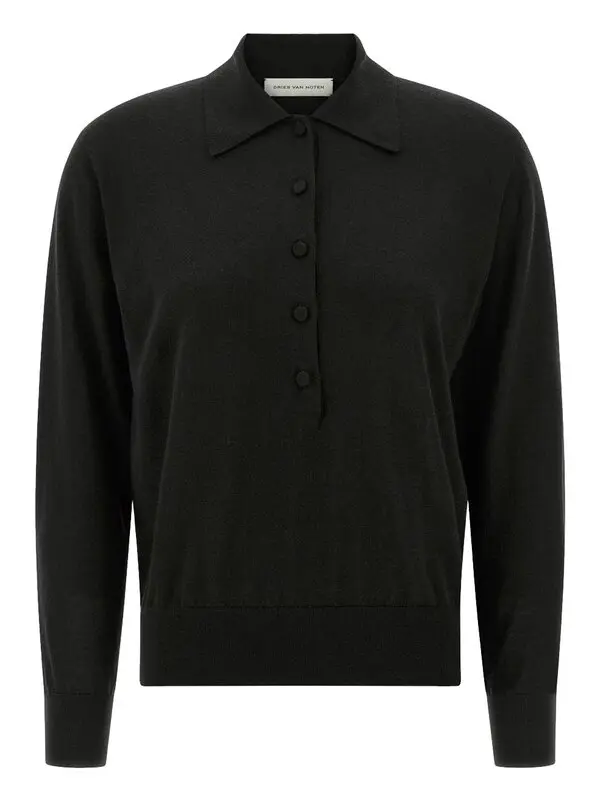 Dries Van Noten Polo Shirt - Black