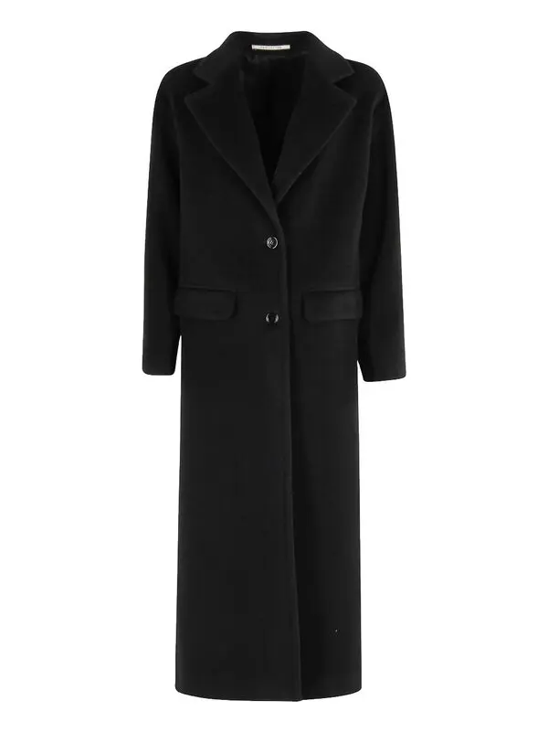 Tagliatore Tailored Overcoat - Black