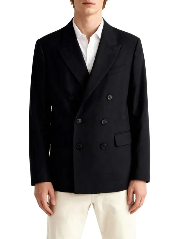 Dries Van Noten Double Breasted Jacket - Black