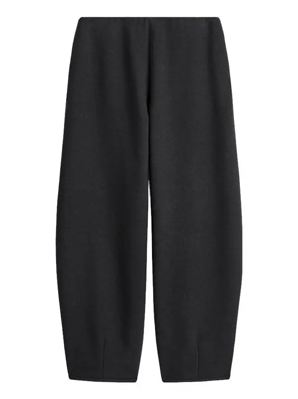 Cos Barrel-leg Trousers - Gray