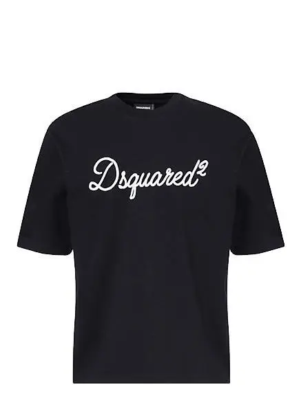 Dsquared2 Embroidered-logo Loose-fit Cotton T-shirt - Col. 900