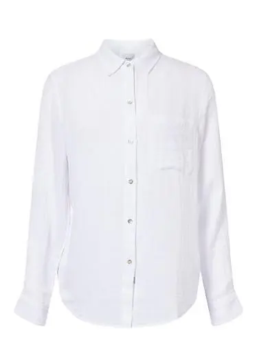 Rails Ellis Long-sleeved Cotton Shirt - White