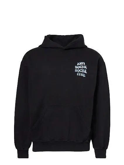 ANTI SOCIAL SOCIAL CLUB Icy Mind Games Logo-print Cotton Hoody - Black