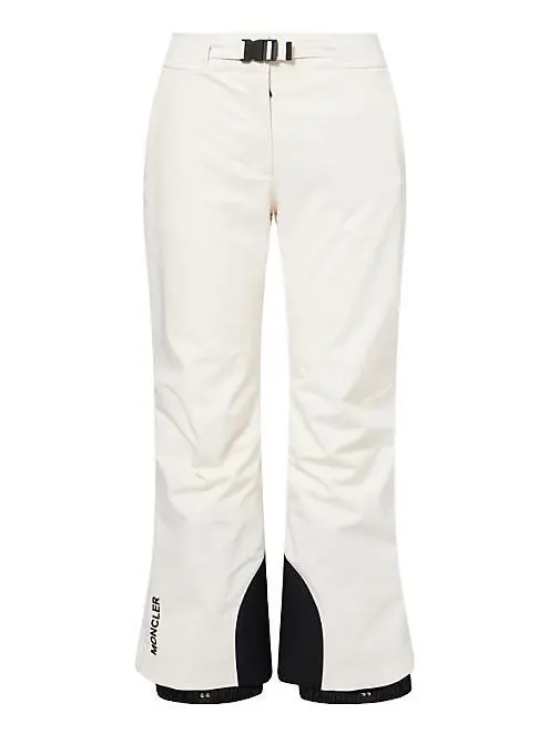 Moncler Padded Straight-leg Stretch-woven Ski Trousers - White