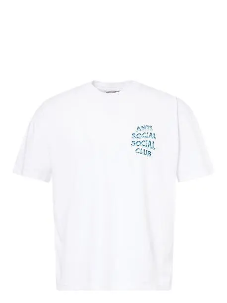ANTI SOCIAL SOCIAL CLUB Icy Mind Games Logo-print Cotton T-shirt - White