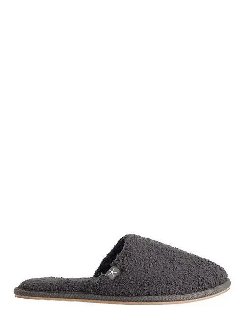 Barefoot Dreams Woven Slippers - Carbon