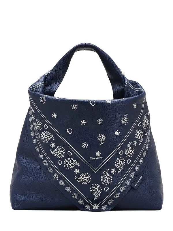 Marc Jacobs The Bandana Sack Shoulder Bag - Navy Multi