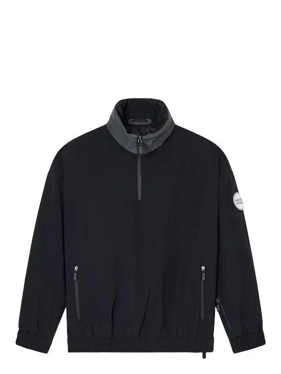 Giorgio Armani Neve Technical Fabric Pull-on Jacket - Black