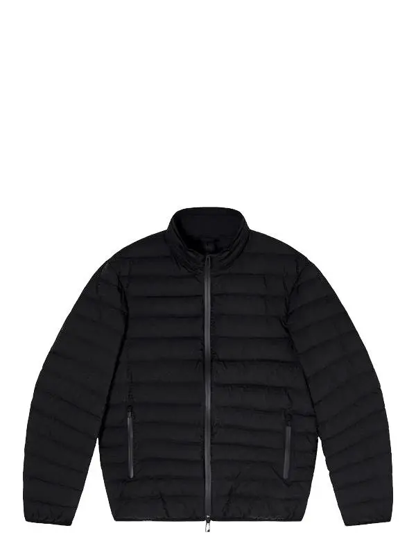 Emporio Armani Water-repellent Quilted Down Jacket - Black