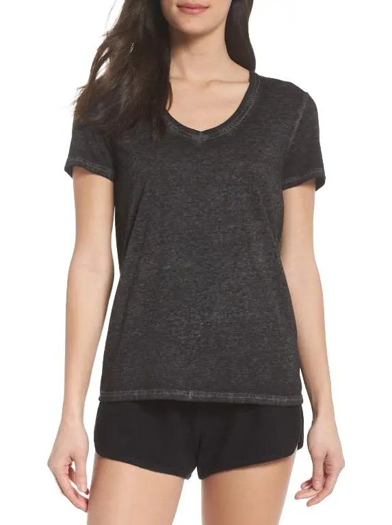 Make + Model Short Sleeve V-neck Tee - Grey Charcoal Heather