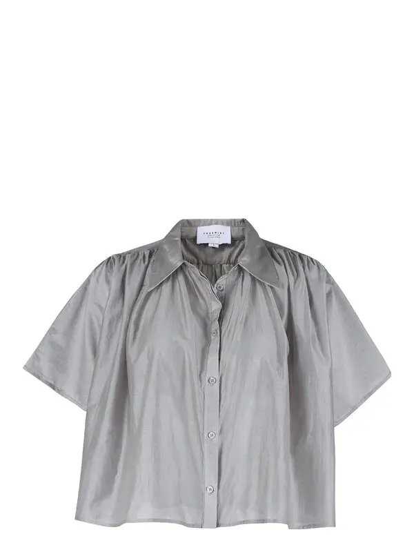 The Shirt By Rochelle Behrens The Hayden Shirt - Ash Grey