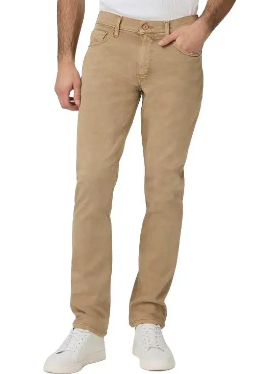 Paige Transcend Lennox Slim Fit Pants - Vintage Light Oak