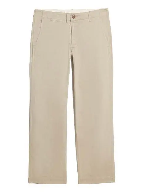 FORTELA Offr Cotton Bedford Chino Trousers - Ice