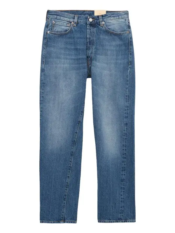 FORTELA 912 Johnd Japan Selvedge 5-pocket Regular Fit Stone Wash Denim - Blue