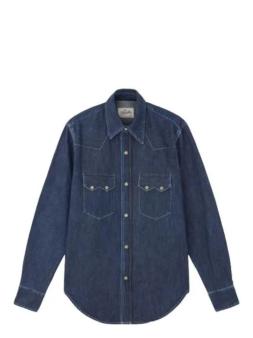 FORTELA El Paso Denim Shirt - Pale Blue