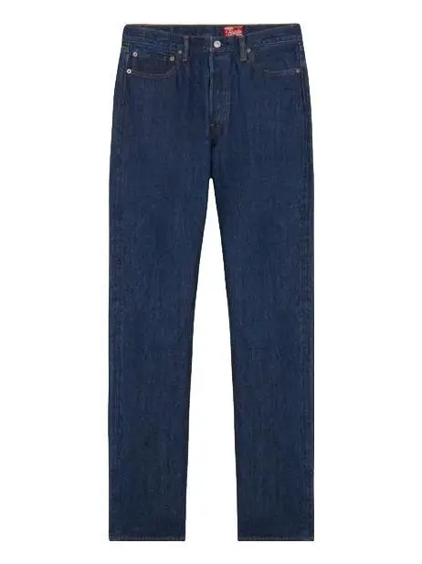 FORTELA 992 Johnny Japan Selvedge High-waisted Denim - Blue